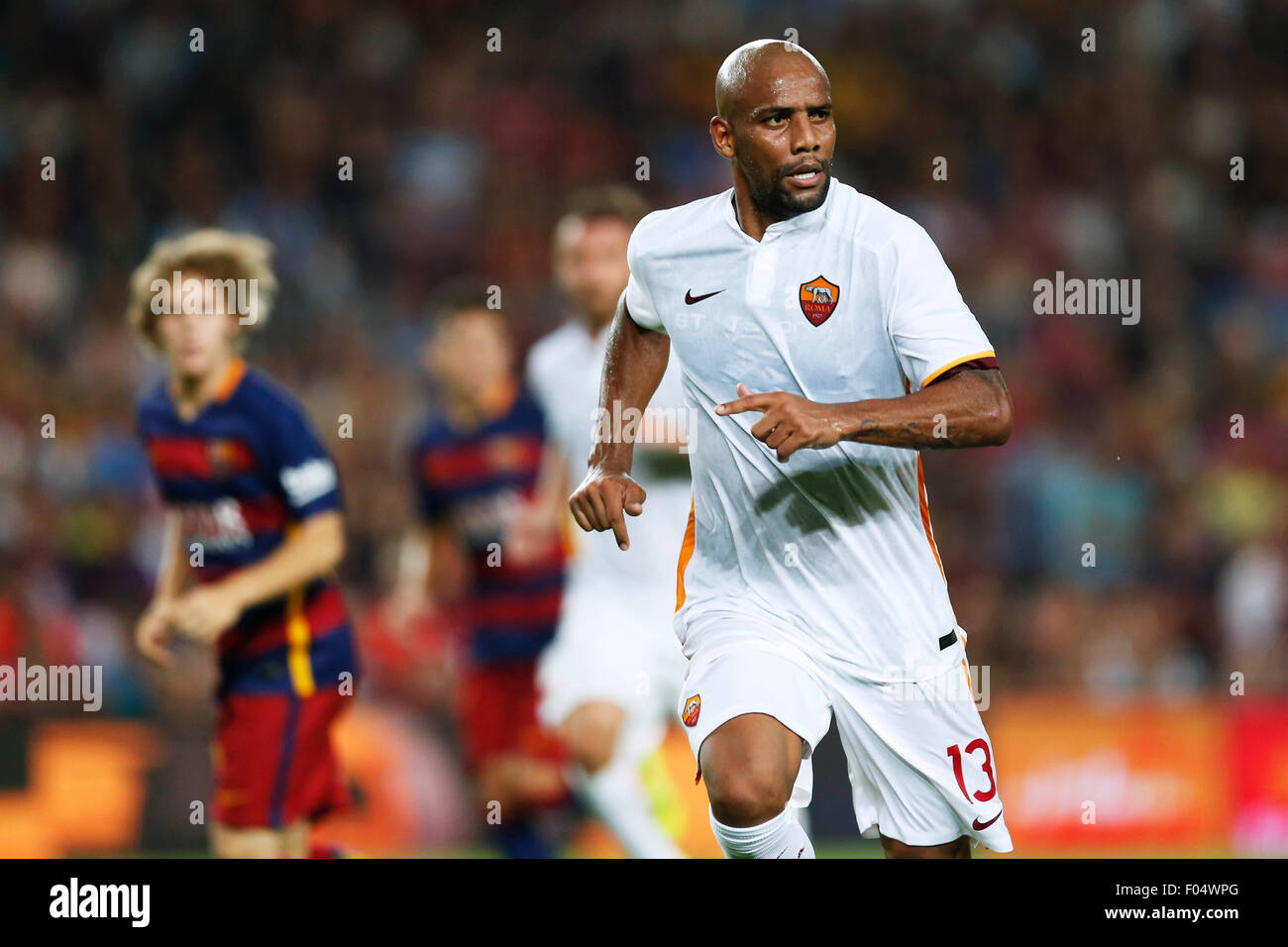 Barcelona, Spain. © D. 5th Aug, 2015. Maicon (Roma) Football/Soccer ...