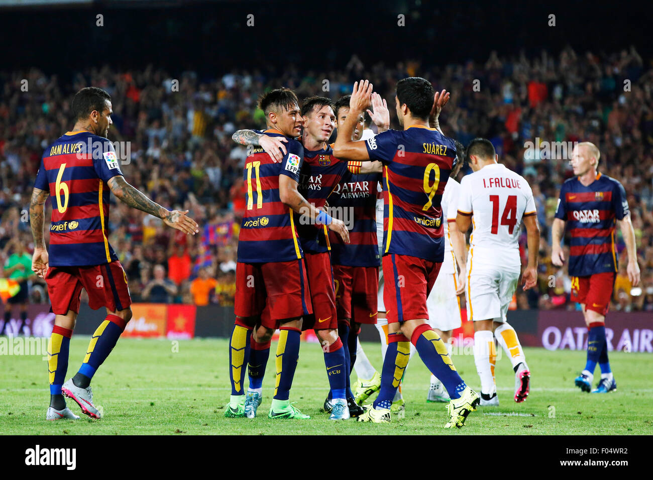 Barcelona, Spain. © D. 5th Aug, 2015. Barcelona team group (Barcelona ...