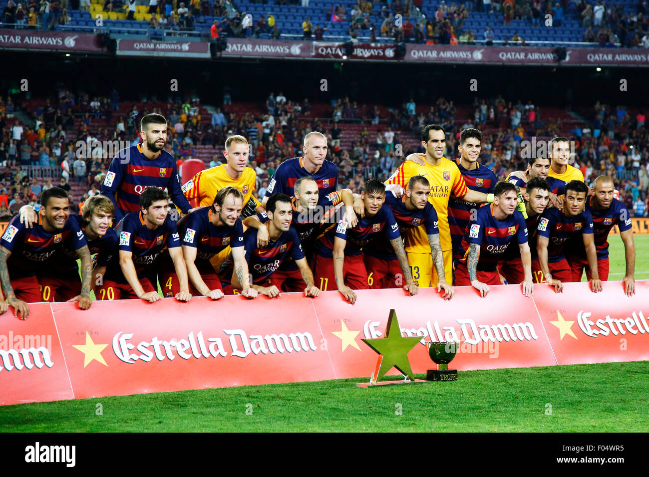 Barcelona, Spain. © D. 5th Aug, 2015. Barcelona team group (Barcelona ...