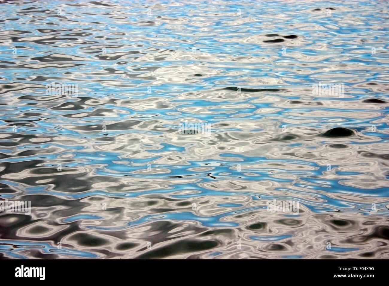 water waves on cloudy weather Stock Photo - Alamy