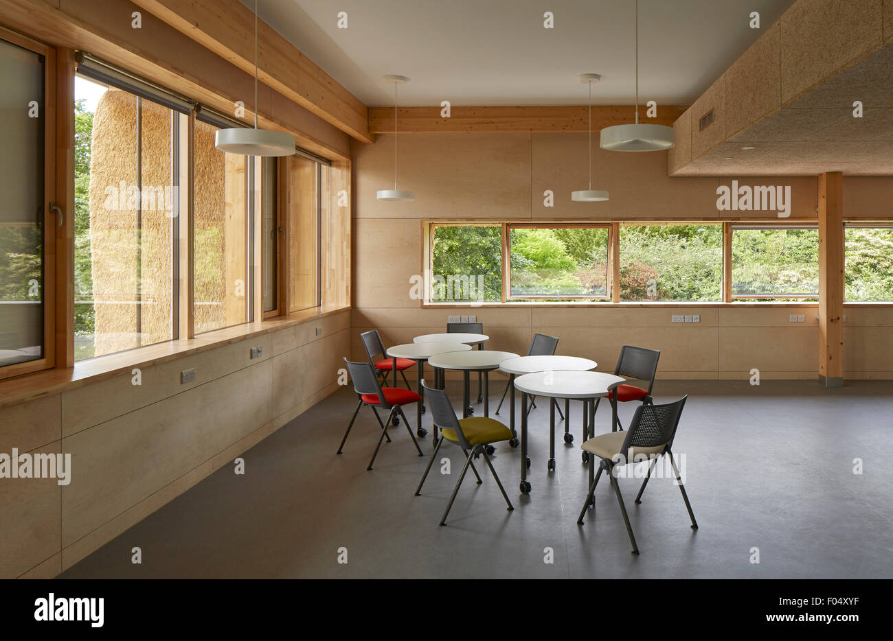 Timber lined break out space with ample fenestration. The Enterprise ...