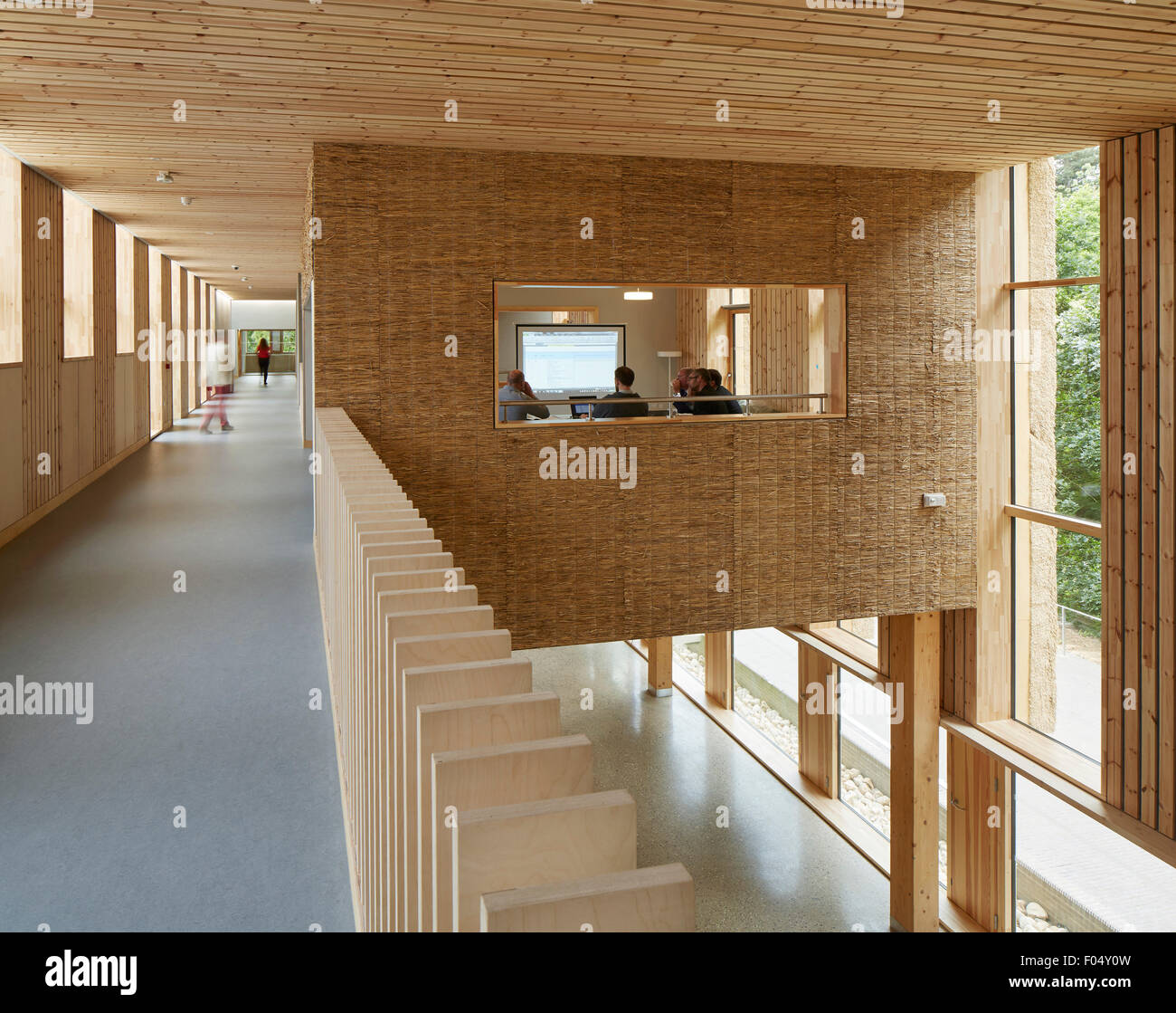 First floor corridor with view of social workspace. The Enterprise ...