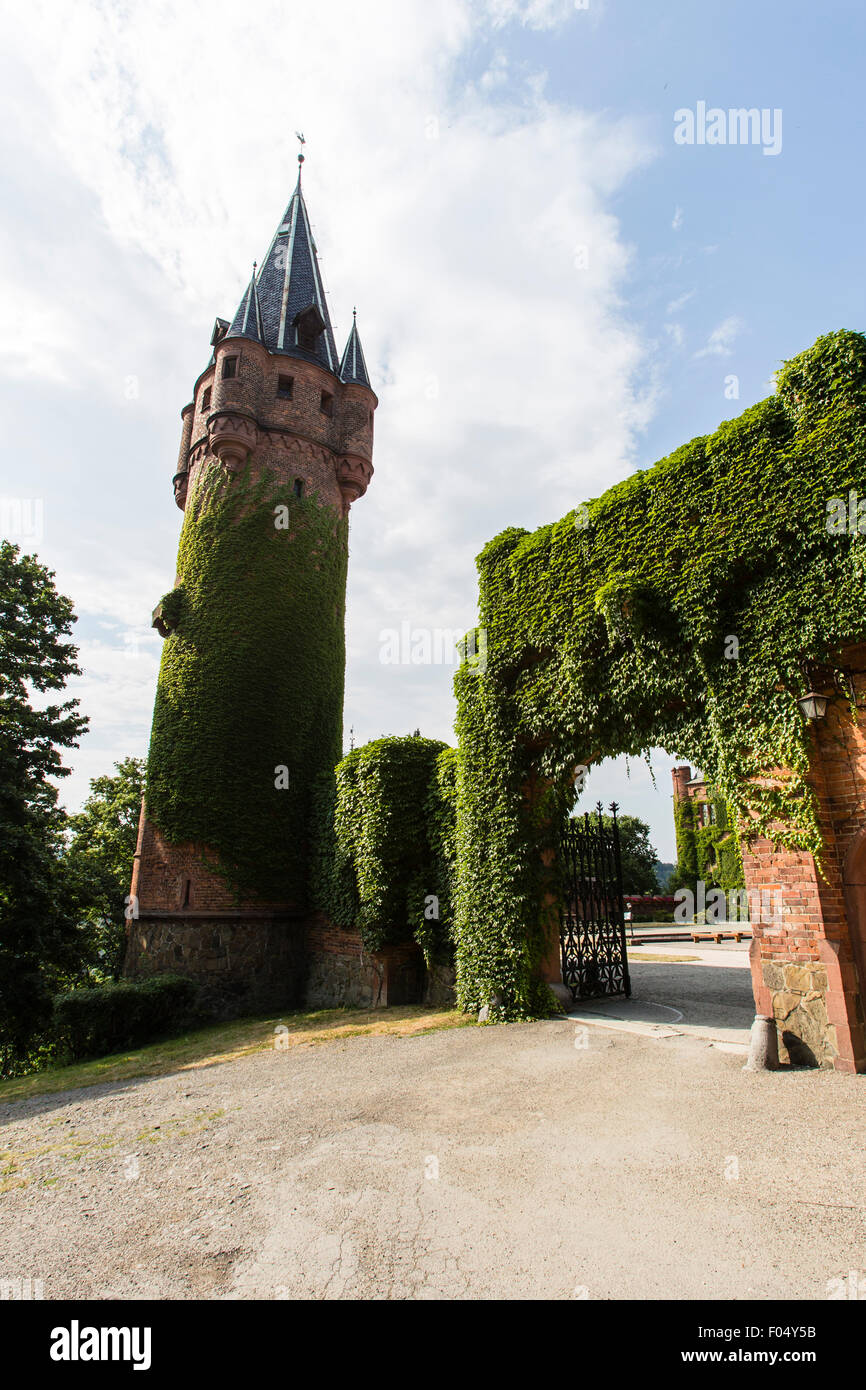 Clock Tower, The Red Castle, castle, chateau, history, classicism ...