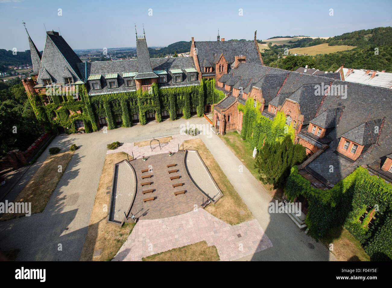 The Red Castle, castle, chateau, classicism, sight, cultural heritage ...