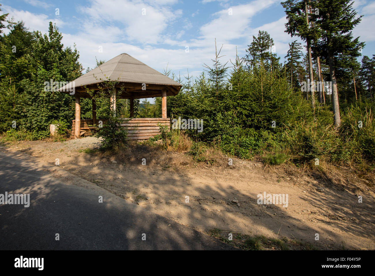 natural area, Moravice, Silesia, touristic track, tourism, nature Stock ...
