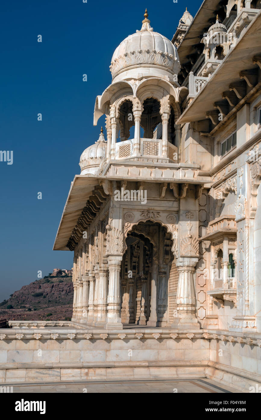 Jaswant Thada Mausoleum, white marble memorial to Maharaja Jaswant ...