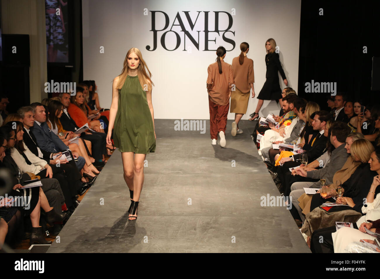 Sydney, Australia. 5 August 2015. Models showcase designs by Camilla ...