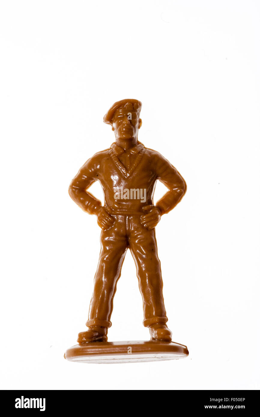 Matchbox HO/OO plastic model soldier figure. World War Two, 8th army ...
