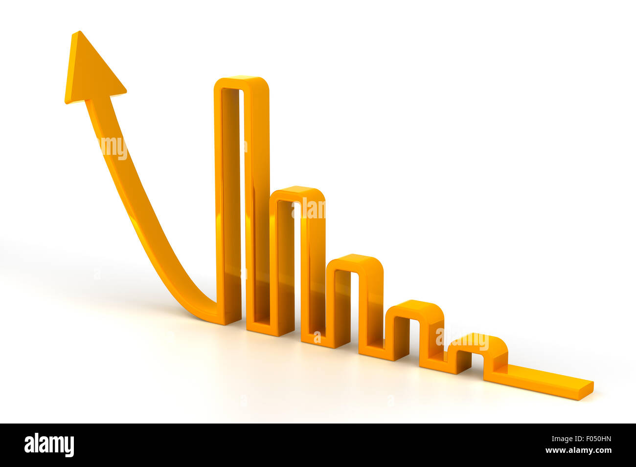 Arrow graph chart hi-res stock photography and images - Alamy