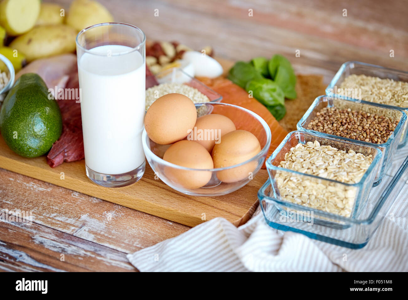 Healthy food items hi-res stock photography and images - Alamy