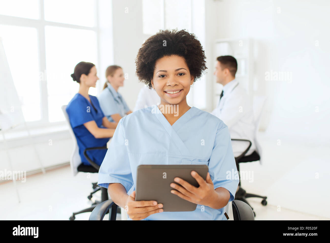 Happy nurse hi-res stock photography and images - Alamy
