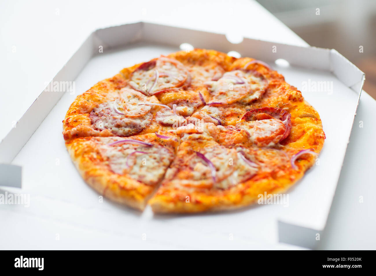Prepared pizza dough on table hi-res stock photography and images - Alamy