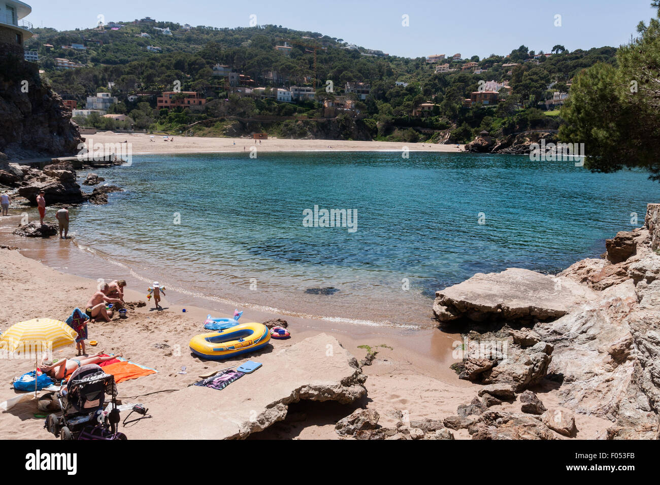 Sa Riera beach, Begur Stock Photo - Alamy