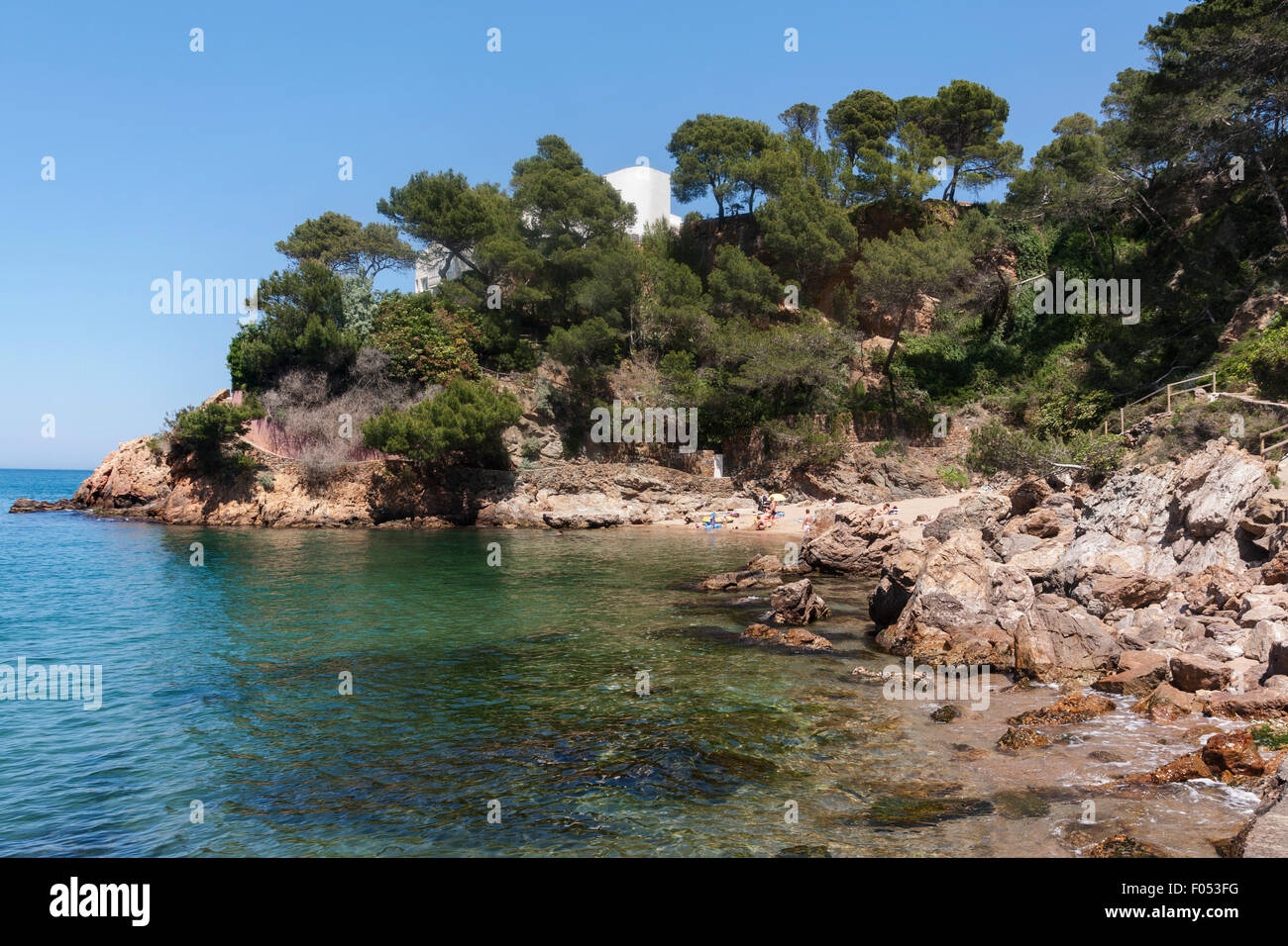 Sa Riera beach, Begur Stock Photo - Alamy