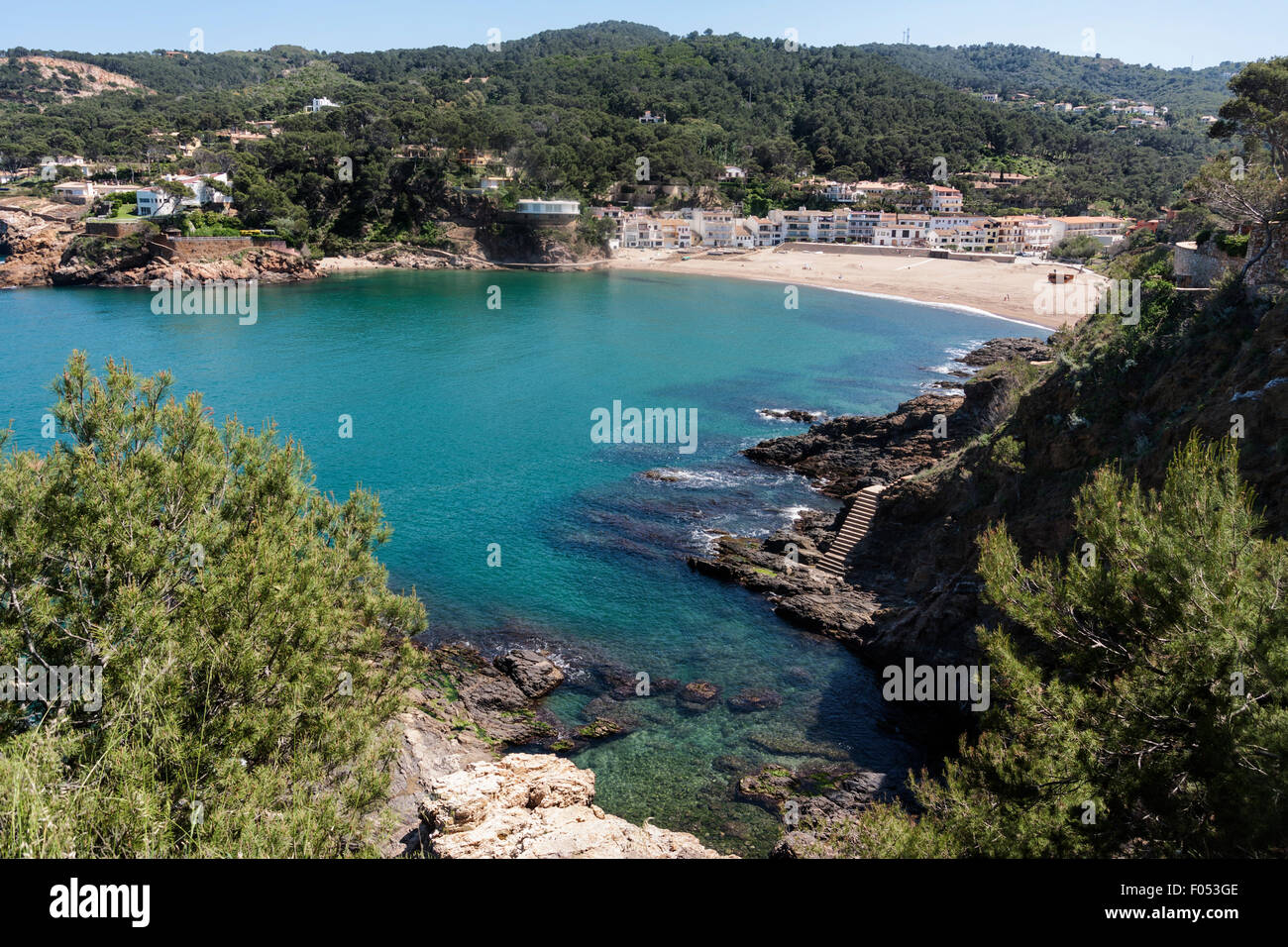 Sa Riera beach, Begur Stock Photo - Alamy