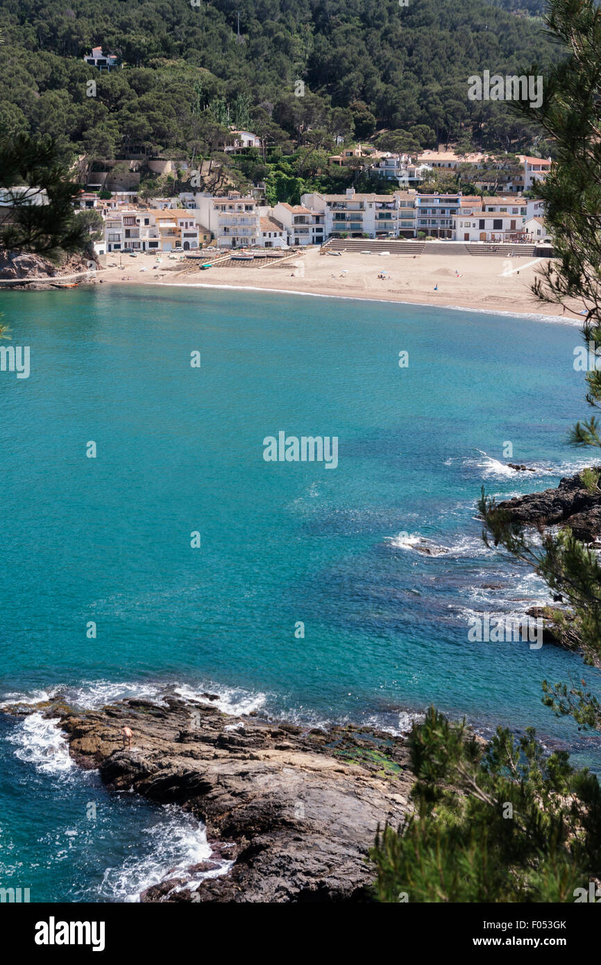 Sa Riera beach, Begur Stock Photo - Alamy