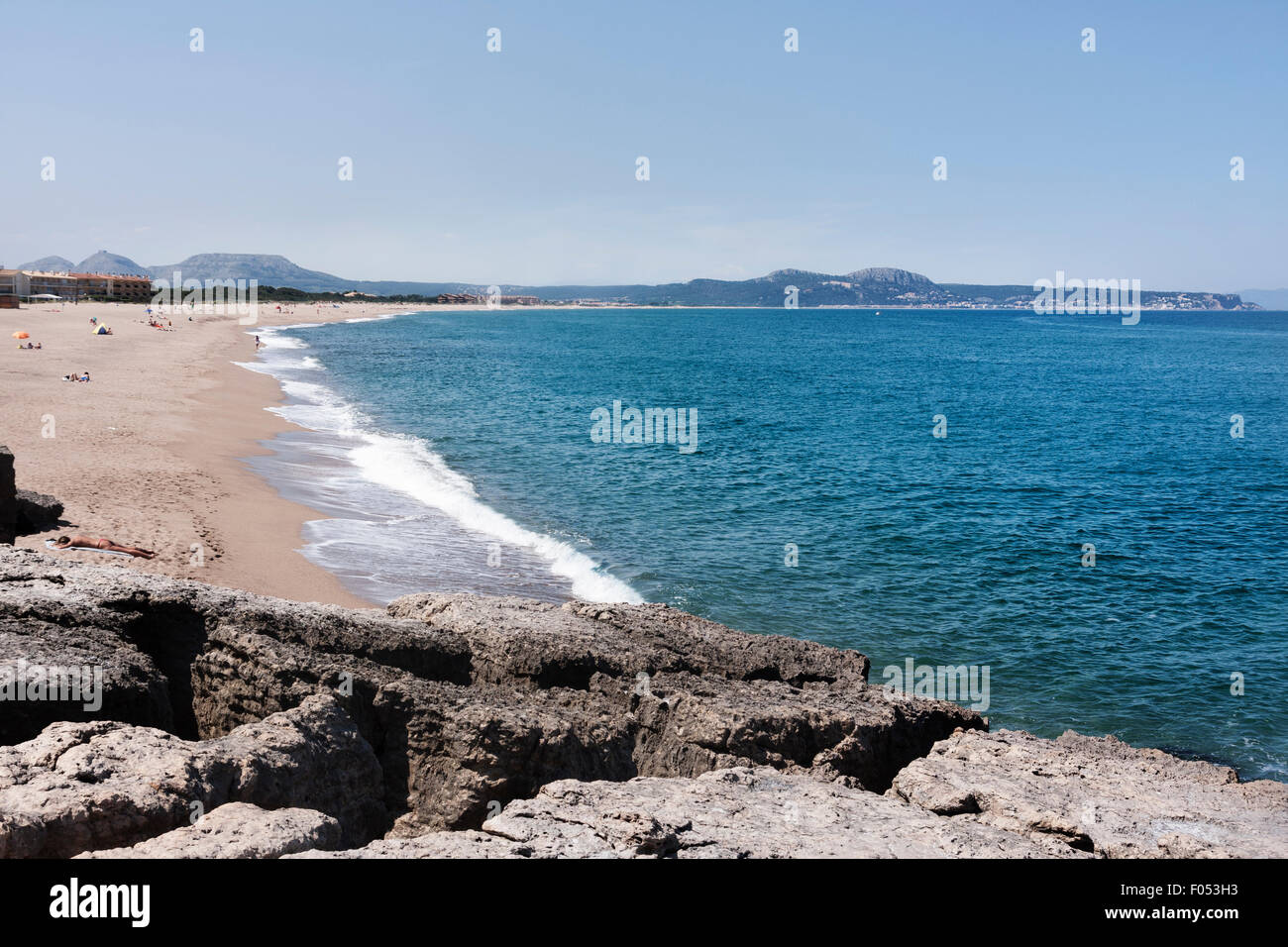 Del Raco beach, Begur Stock Photo - Alamy