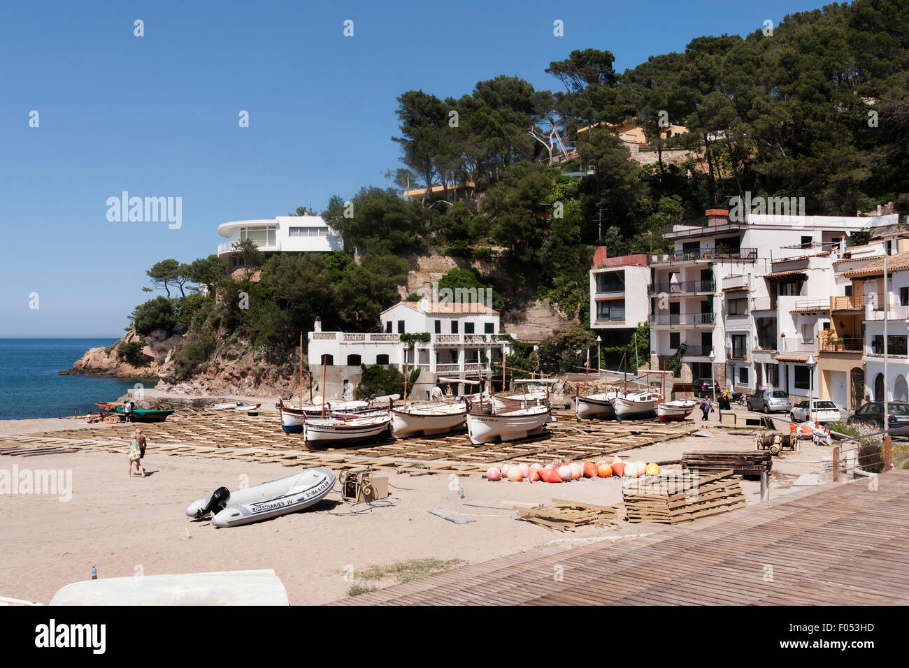 Sa Riera beach, Begur Stock Photo - Alamy