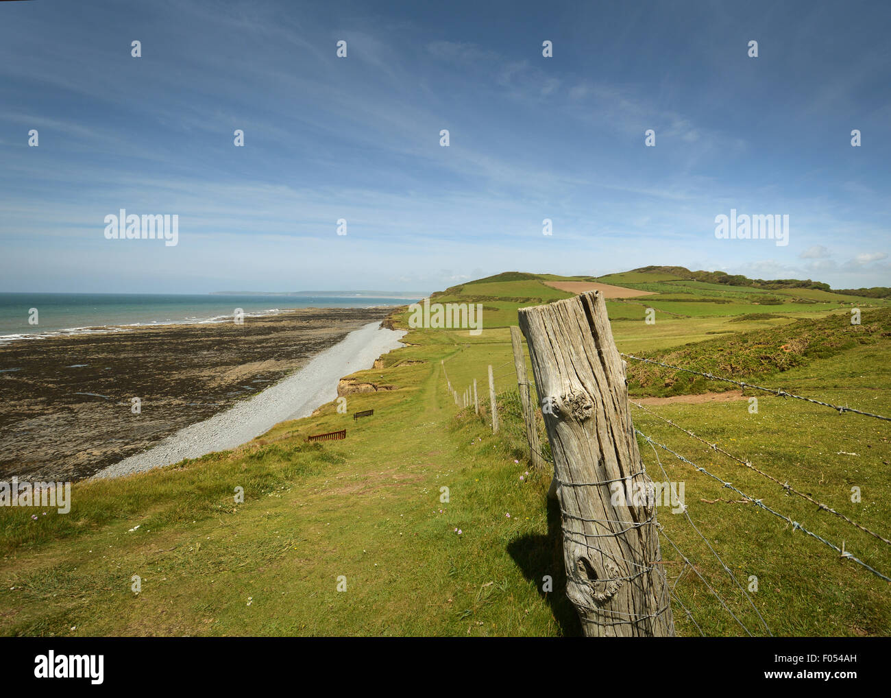 Cornborough Cliffs Walks and Coastal Farmland North Devon views from ...