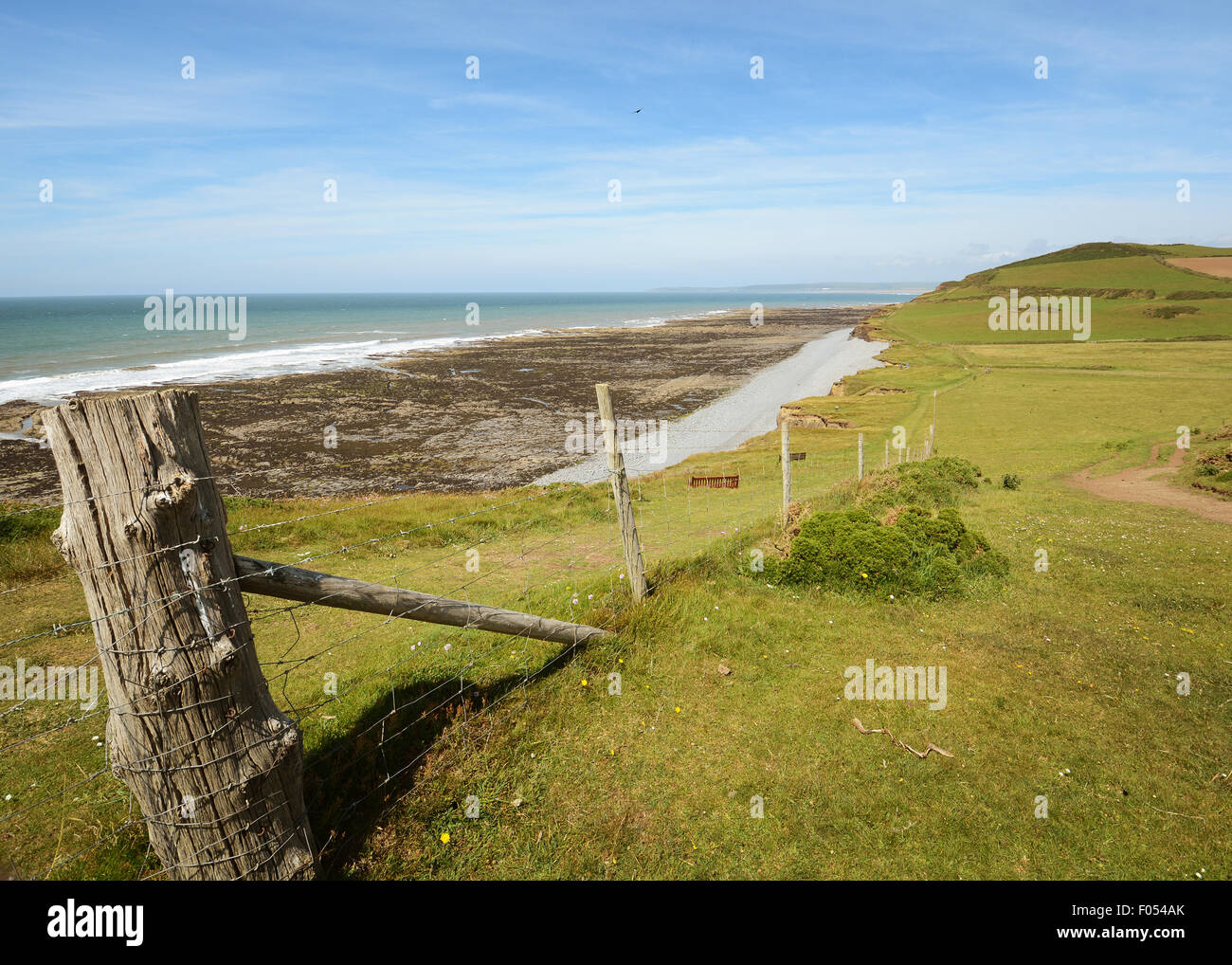 Cornborough Cliffs Walks and Coastal Farmland North Devon views from ...