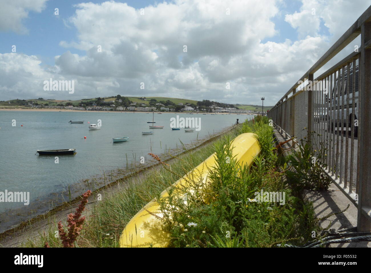 Kayak on Appledore Quay, Taw Torridge Estaury, North Devon South West ...