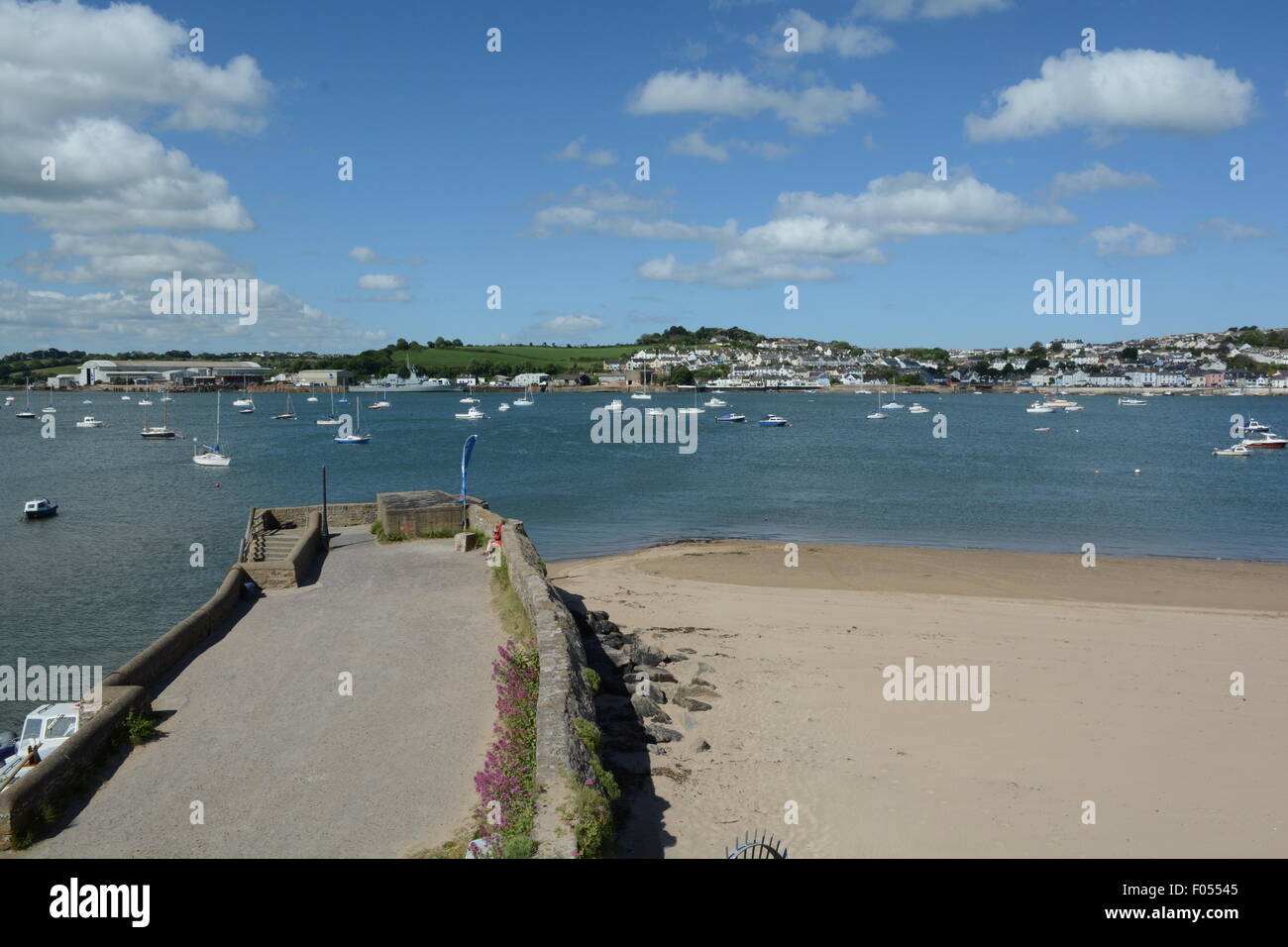 Appledore from Instow Jetty Taw Torridge Estuary Instow Beach Stock ...