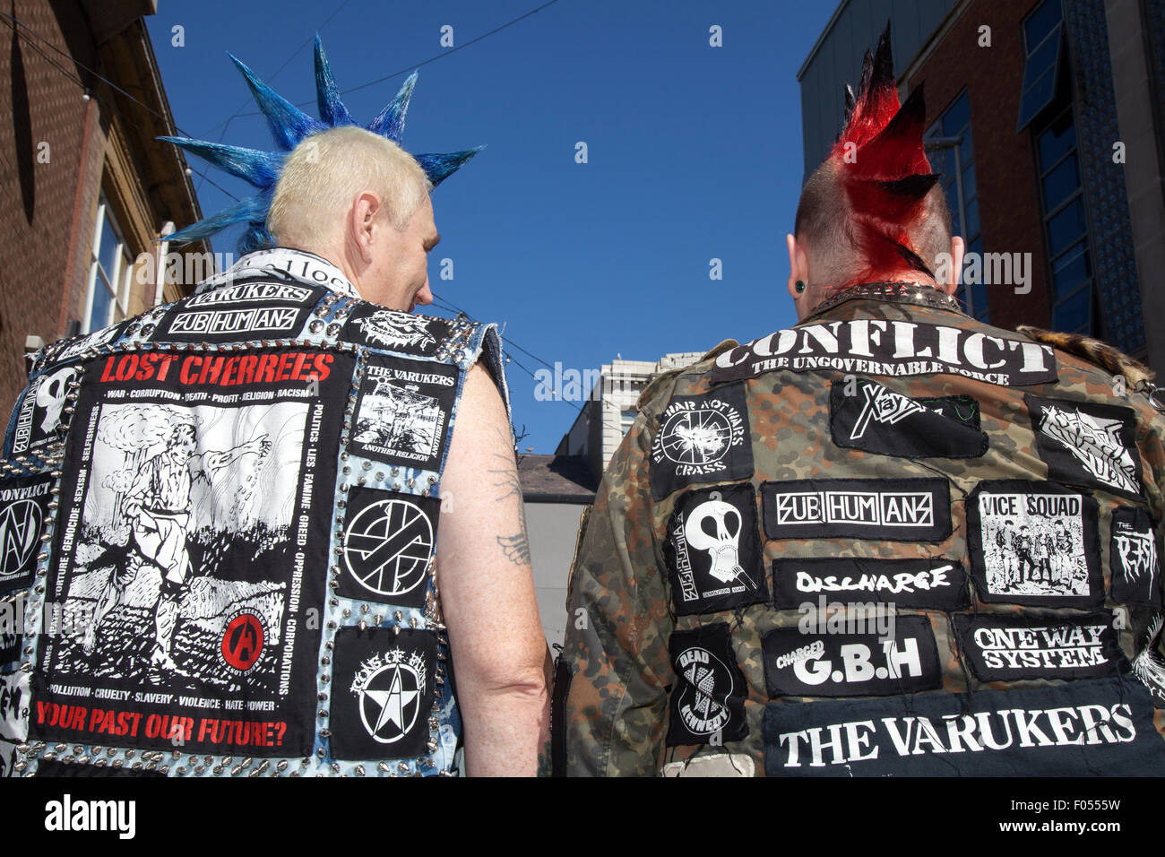 a punk rock rebel rebelling rebellion Blackpool festival spike spiked ...