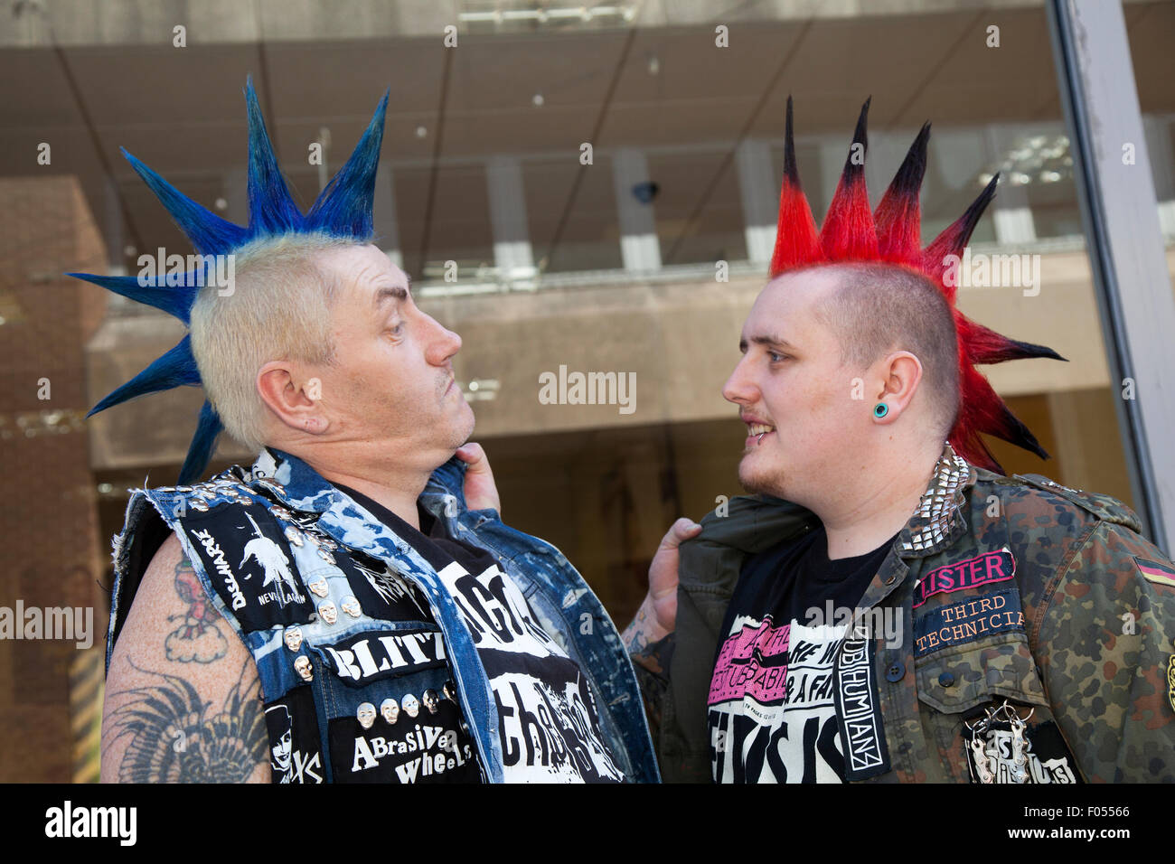 a punk rock rebel rebelling rebellion Blackpool festival spike spiked ...