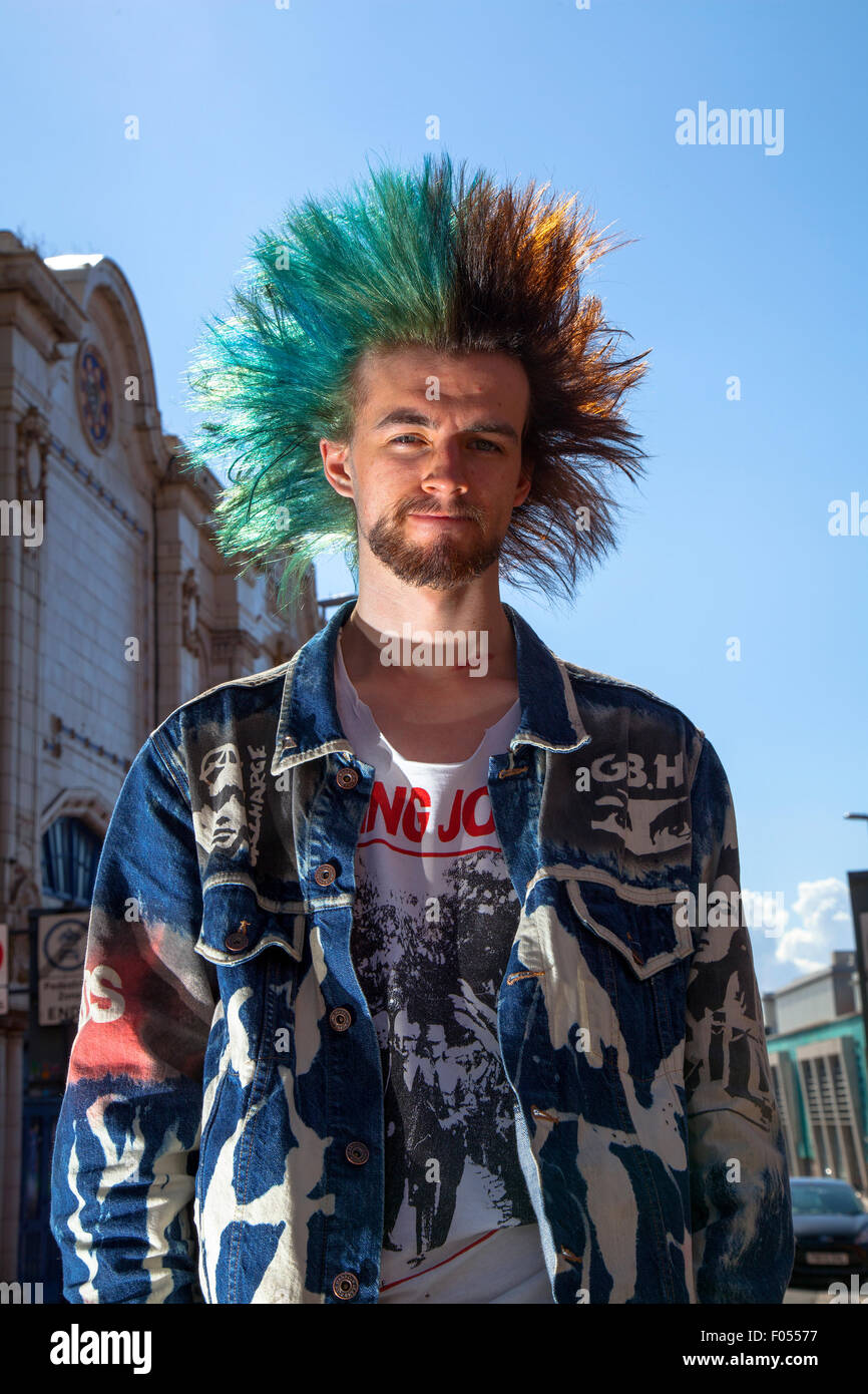 a punk rock rebel rebelling rebellion Blackpool festival spike spiked ...