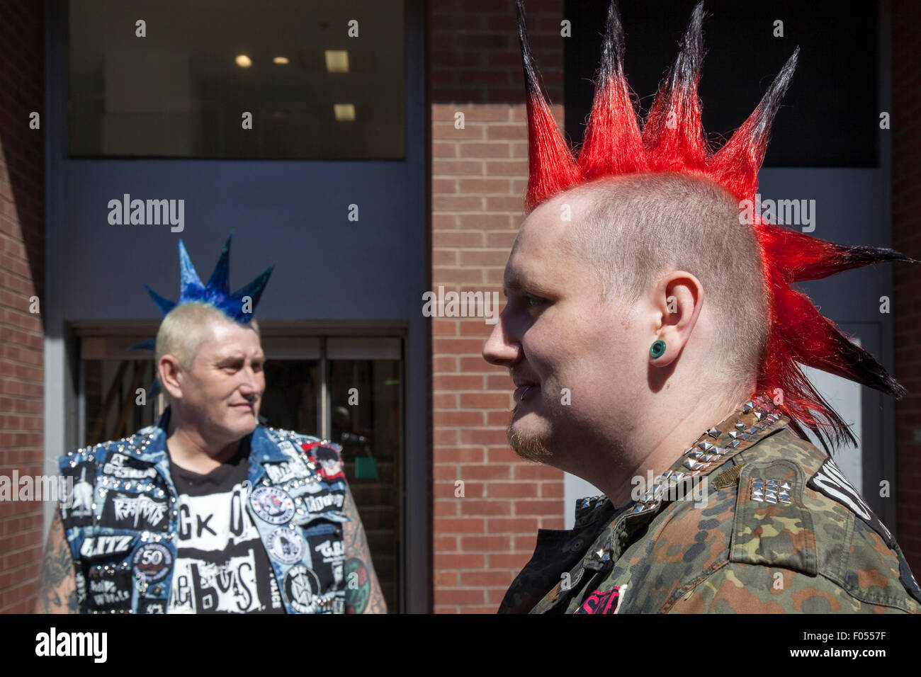 a punk rock rebel rebelling rebellion Blackpool festival spike spiked ...