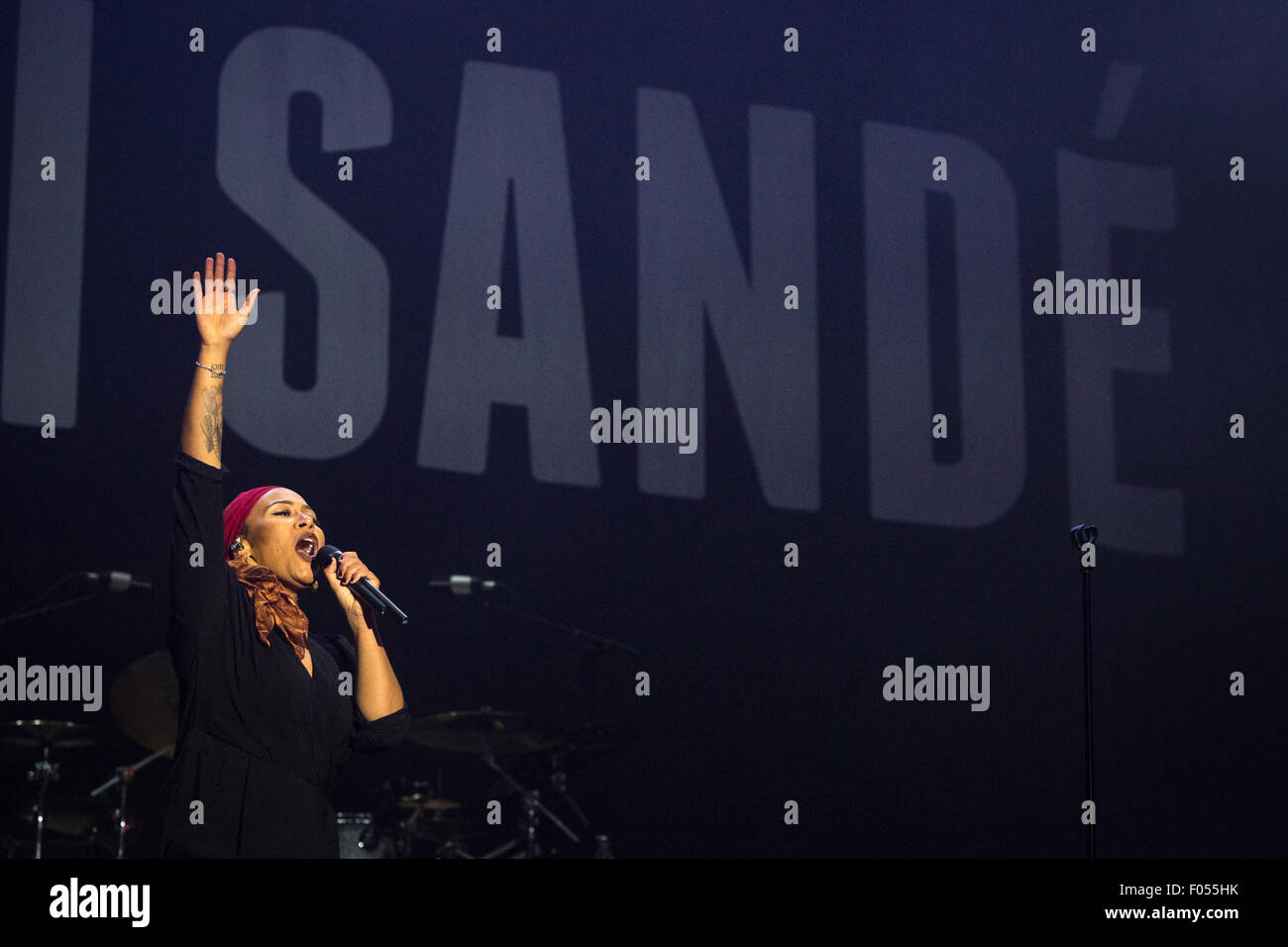 Zambujeira do Mar, Portugal. 6th Aug, 2015. Emeli Sande concert on the ...