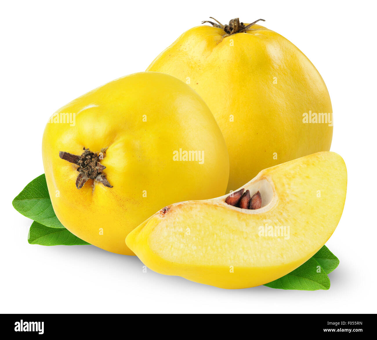 Quince fruits isolated on white Stock Photo - Alamy