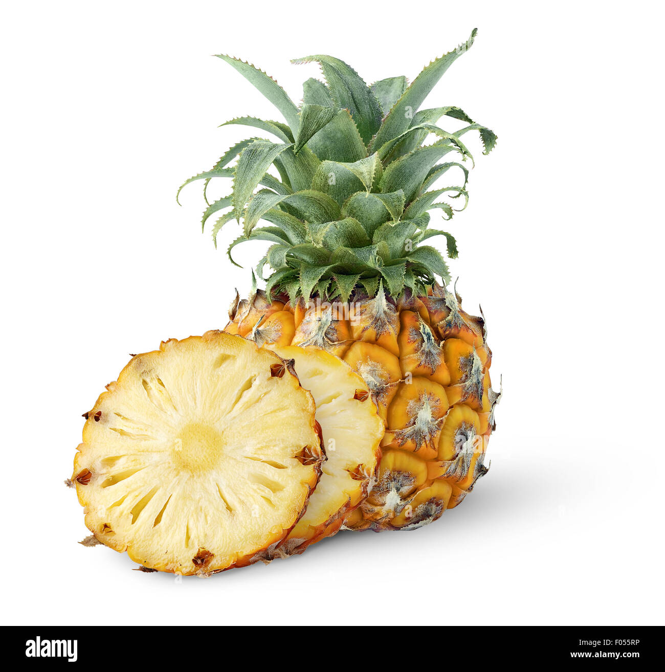 Whole pineapple pineapple slice hi-res stock photography and images - Alamy