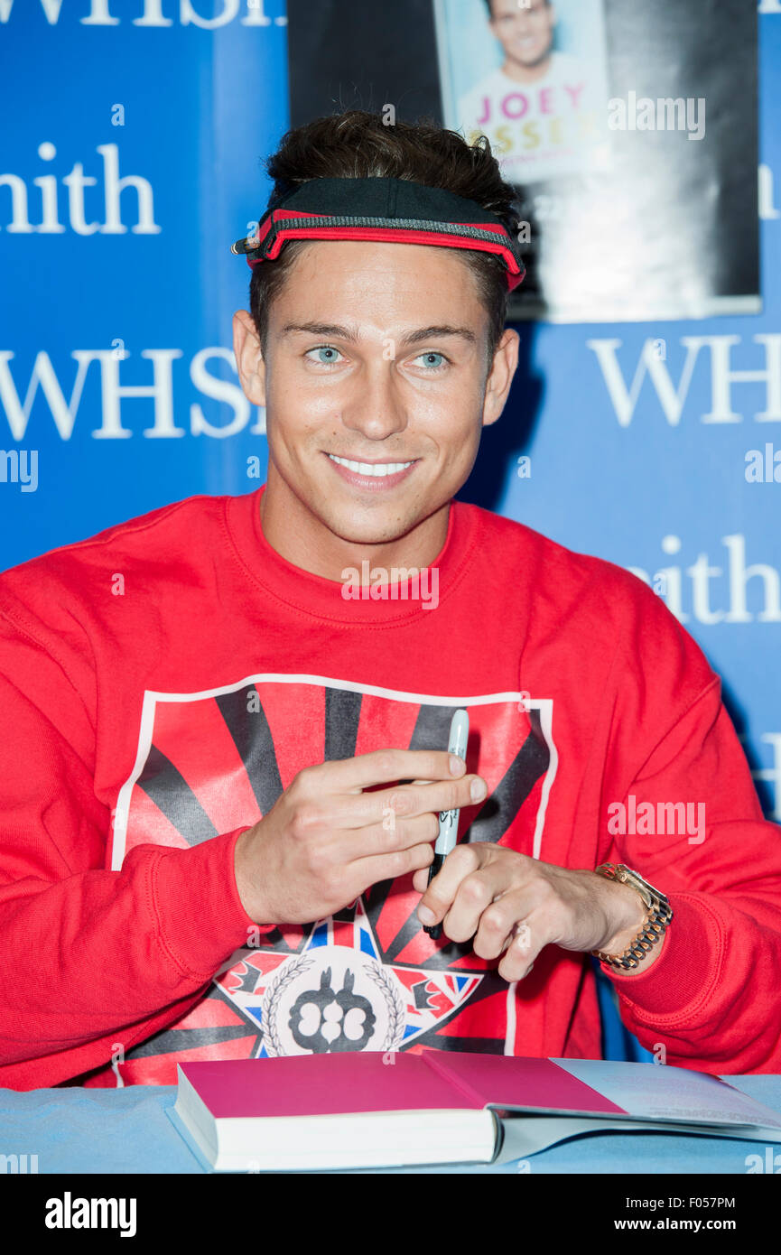 Ex TOWIE member Joey Essex at a signing on the launch of his book Stock ...