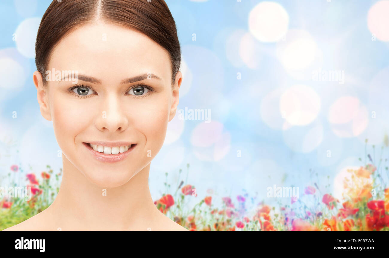 beautiful young woman face Stock Photo - Alamy