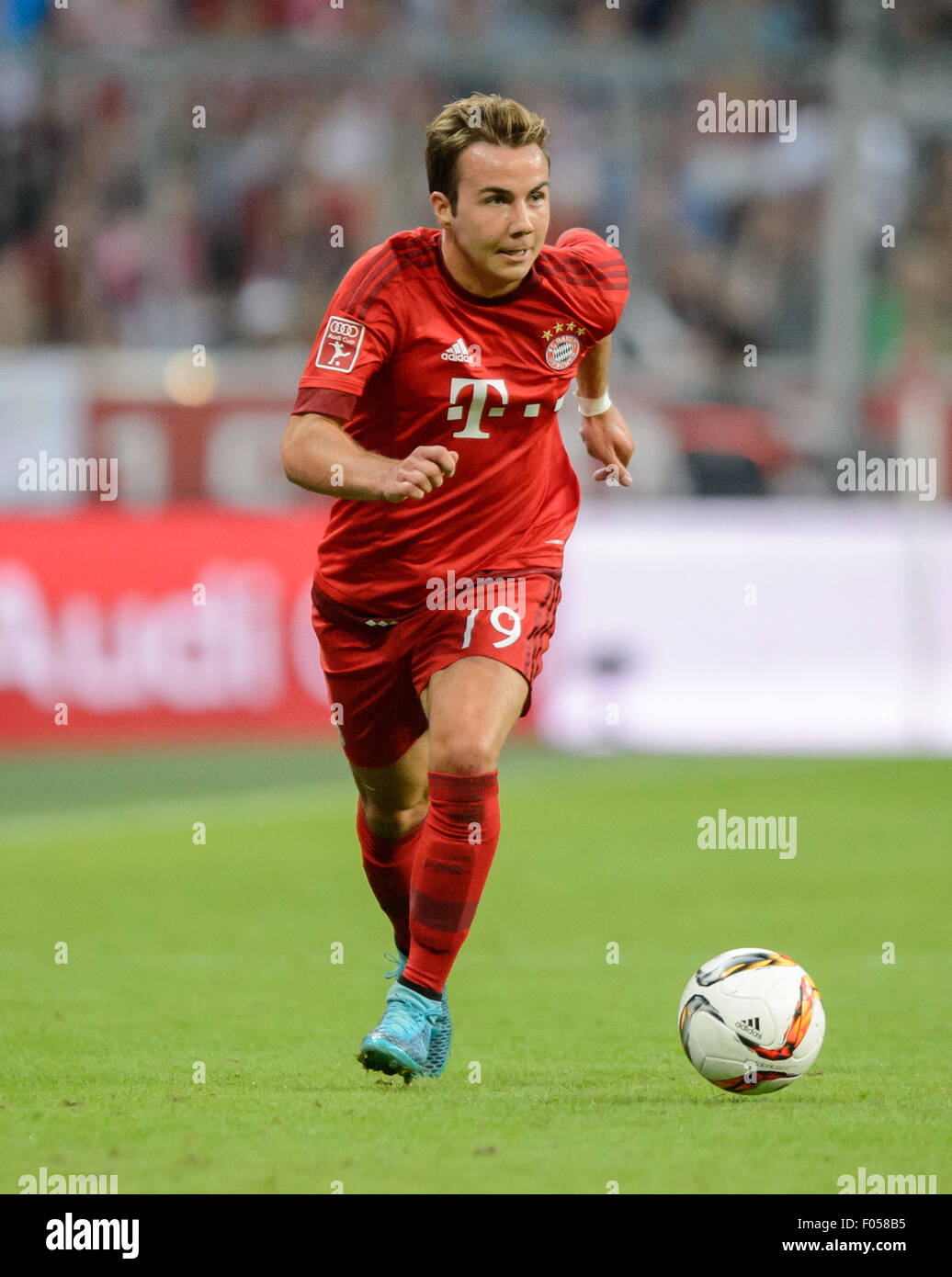 Munich, Germany. 05th Aug, 2015. Munich's Mario Goetze in action during ...