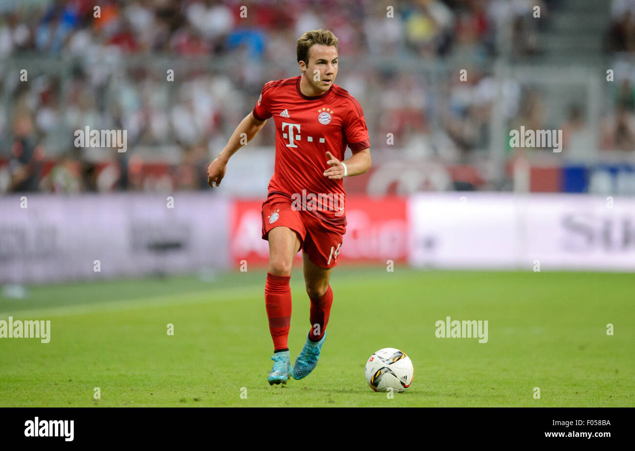Munich, Germany. 05th Aug, 2015. Munich's Mario Goetze in action during ...