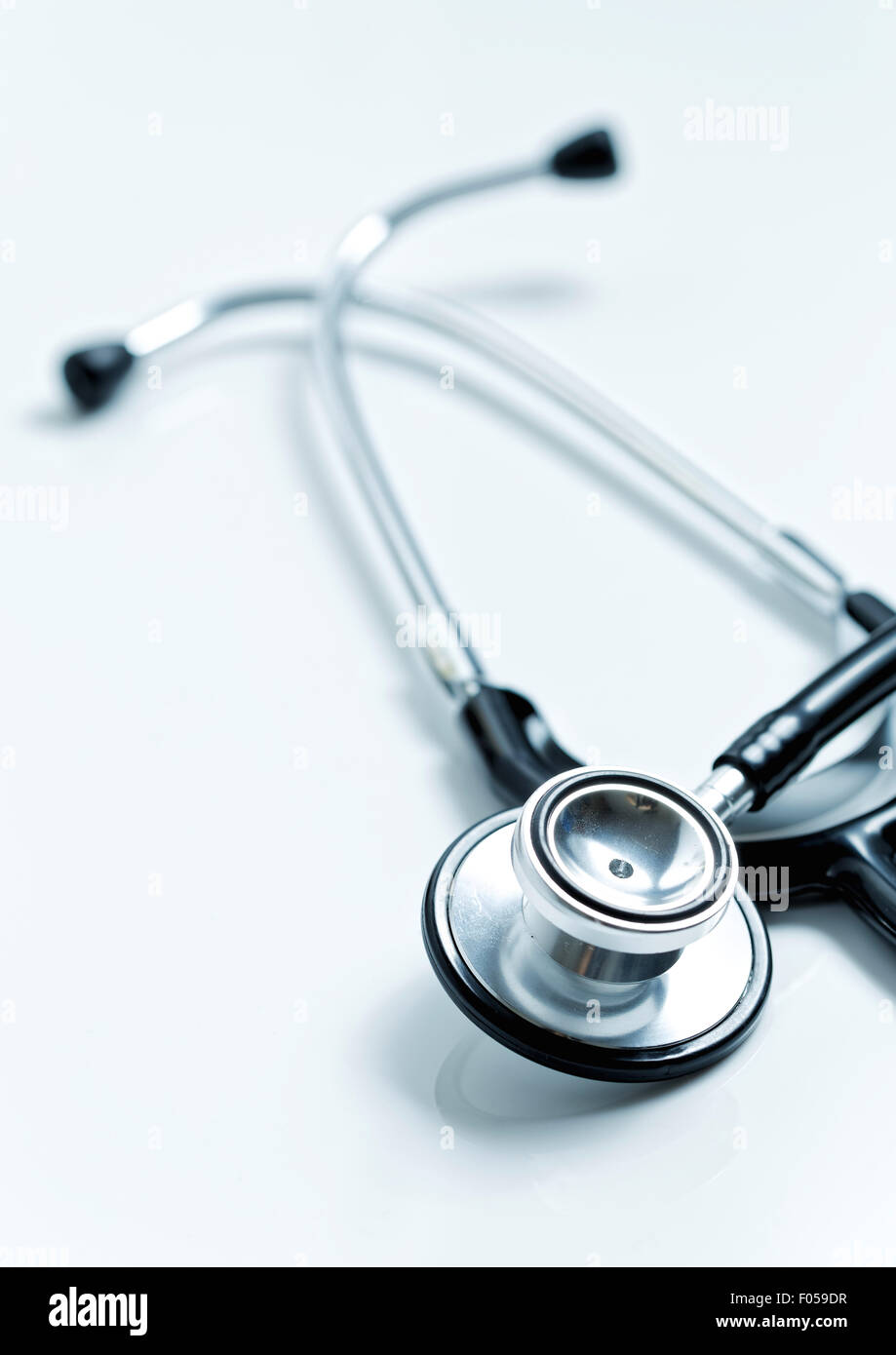 Stethoscope object close up for texture Stock Photo - Alamy