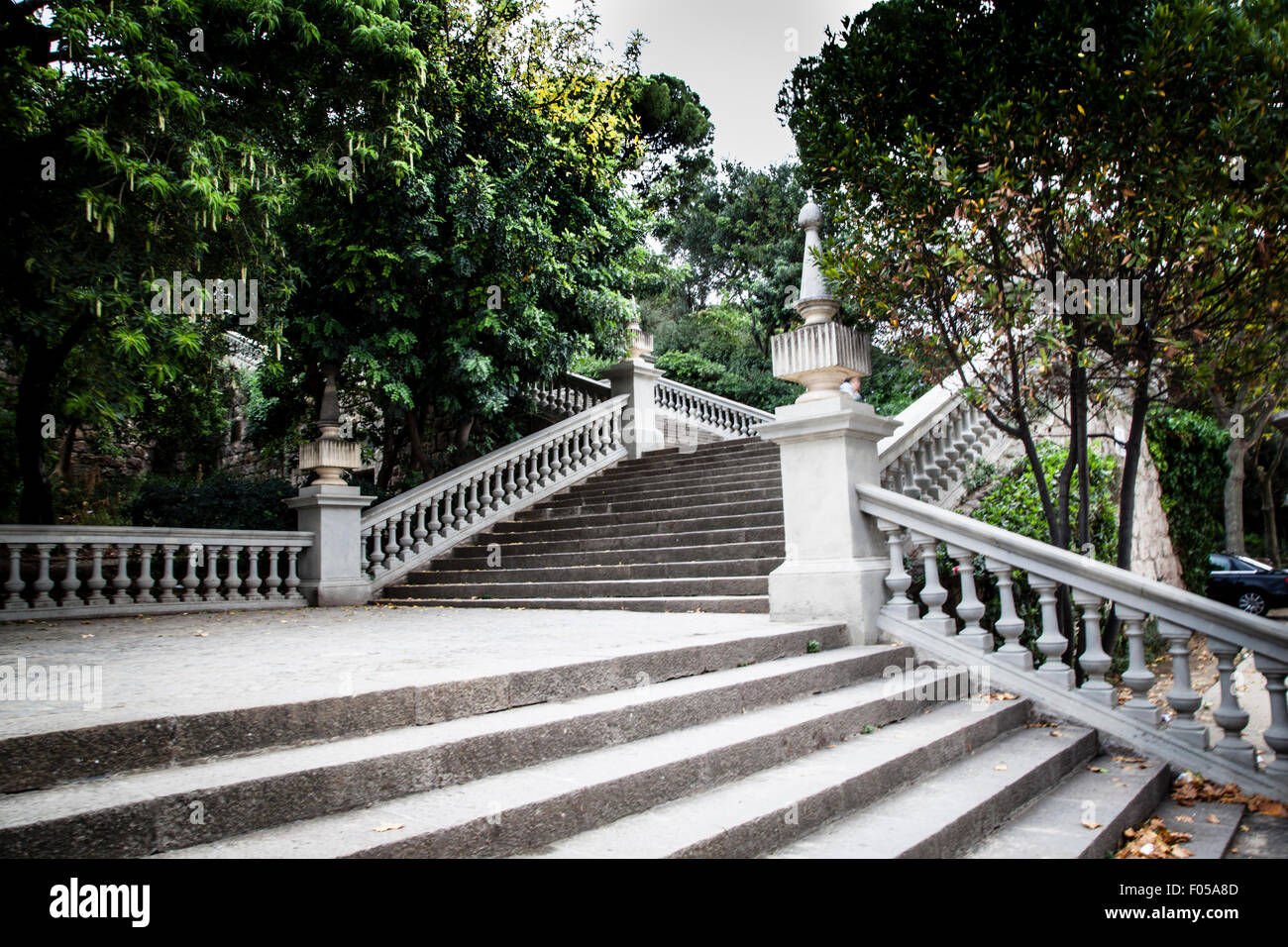 Stairs in National Museum in Barcelona. Spain Stock Photo - Alamy