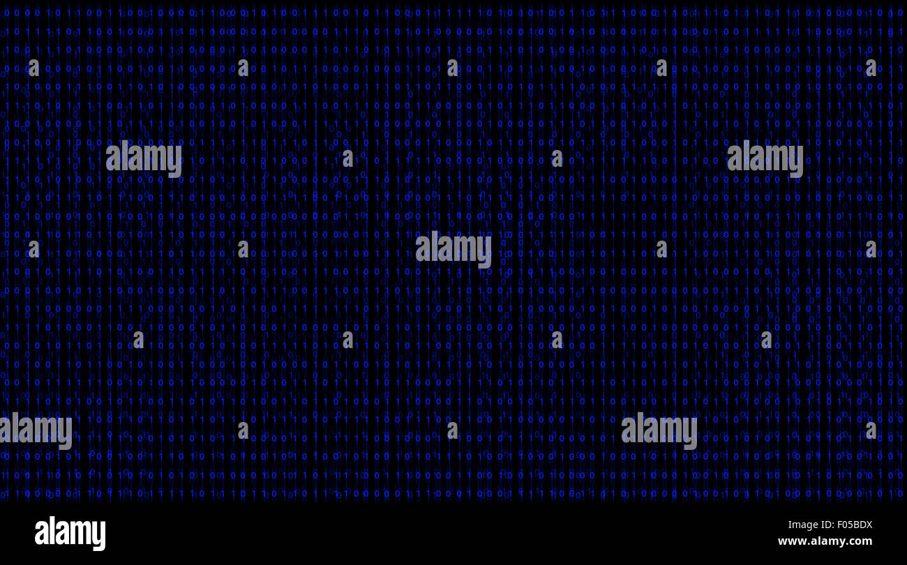 Machine binary code green number hi-res stock photography and images ...