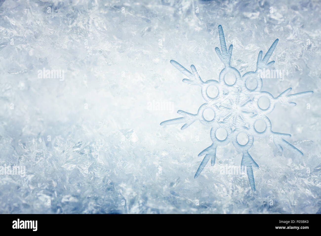 Christmas card with snowy background Stock Photo - Alamy