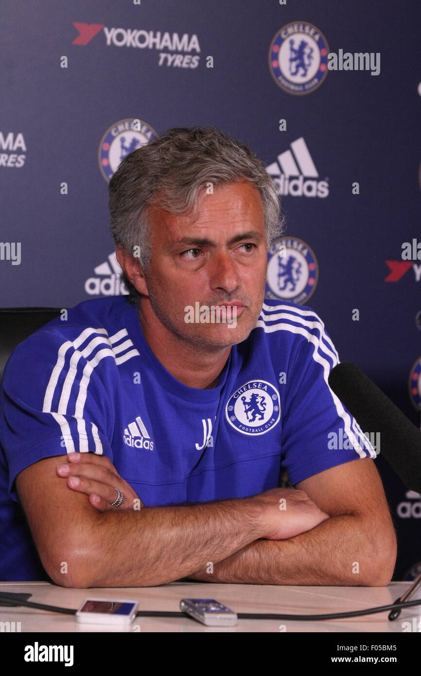Portrait of Jose Mourinho, Chelsea Football Club's Manager Stock Photo ...