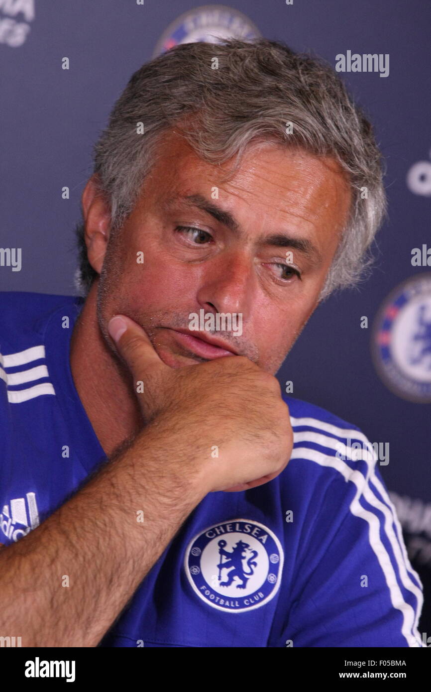 Portrait of Jose Mourinho, Chelsea Football Club's Manager Stock Photo ...
