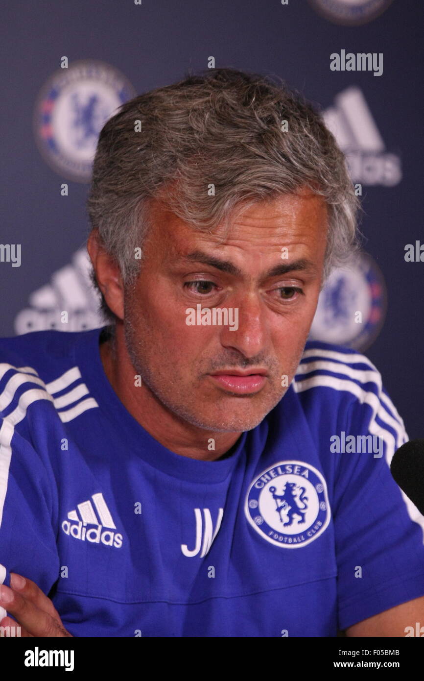 Portrait of Jose Mourinho, Chelsea Football Club's Manager Stock Photo ...