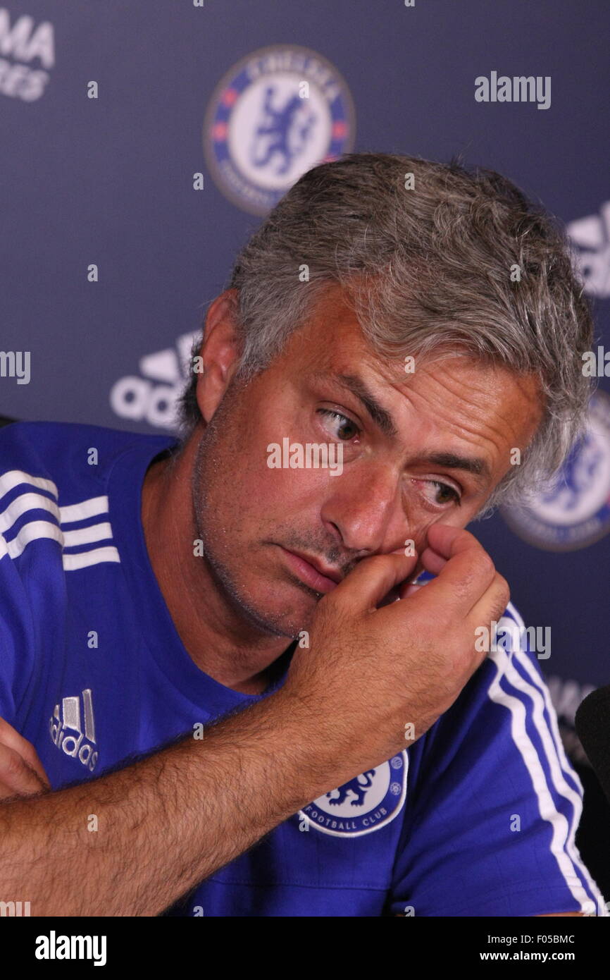 Portrait of Jose Mourinho, Chelsea Football Club's Manager Stock Photo ...