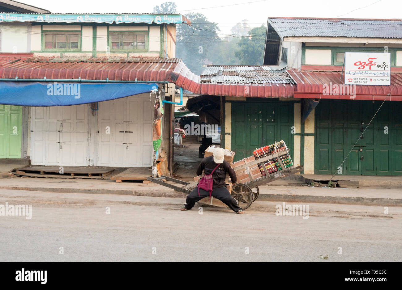 Town of Kalaw , Myanmar ( Burma Stock Photo - Alamy