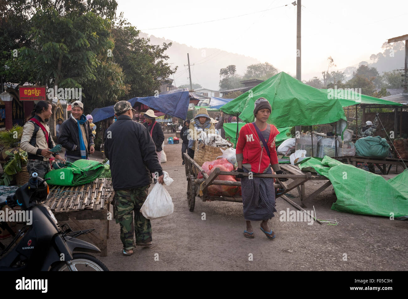 Town of Kalaw , Myanmar ( Burma Stock Photo - Alamy