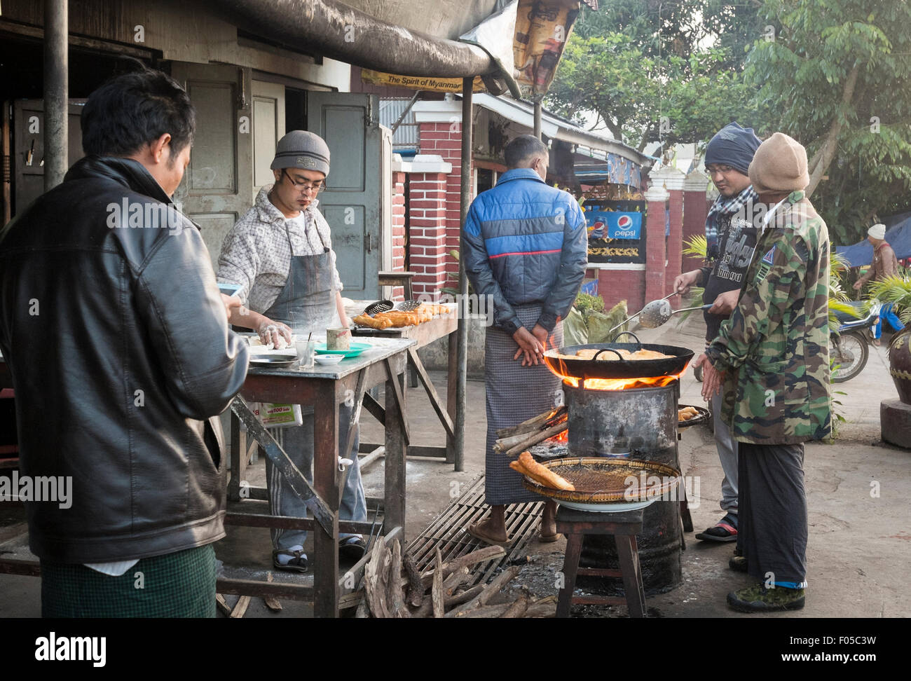 Myanmar Cooking High Resolution Stock Photography and Images - Alamy