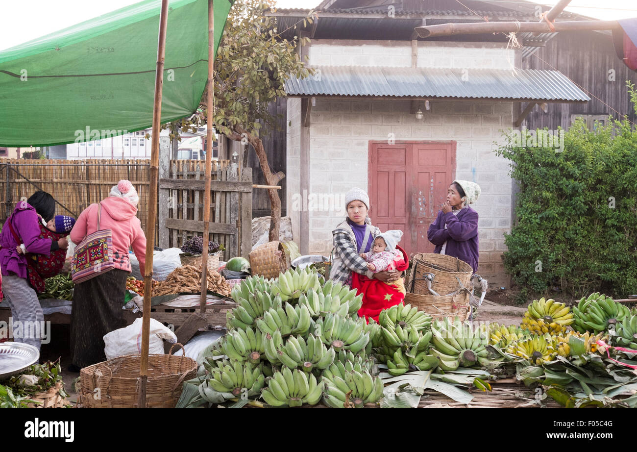 Town of Kalaw , Myanmar ( Burma Stock Photo - Alamy