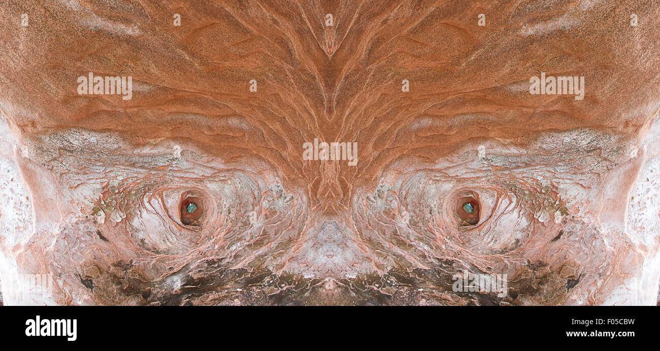 the face : The pattern on the surface of the stone Looks like the face ...